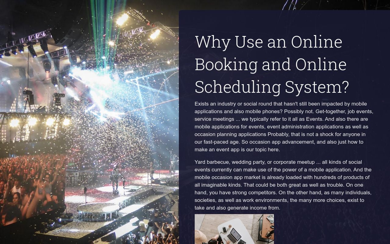 Why Use an Online Booking and Online Scheduling System?